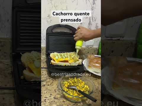 Receita do cachorro quente prensado. Que nostalgia 🥰