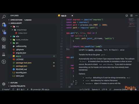 Learn Modern Web Design Patterns in Angular 8 Using Express js and Node js to Serve App|packtpub ...