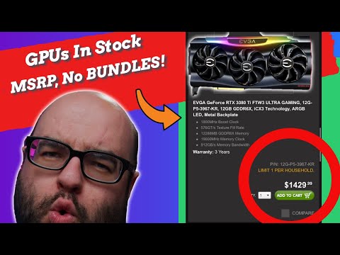 FINALLY! Nvidia GPUs In Stock At MSRP. But No One Is Buying..