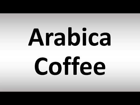 How to Pronounce Arabica Coffee