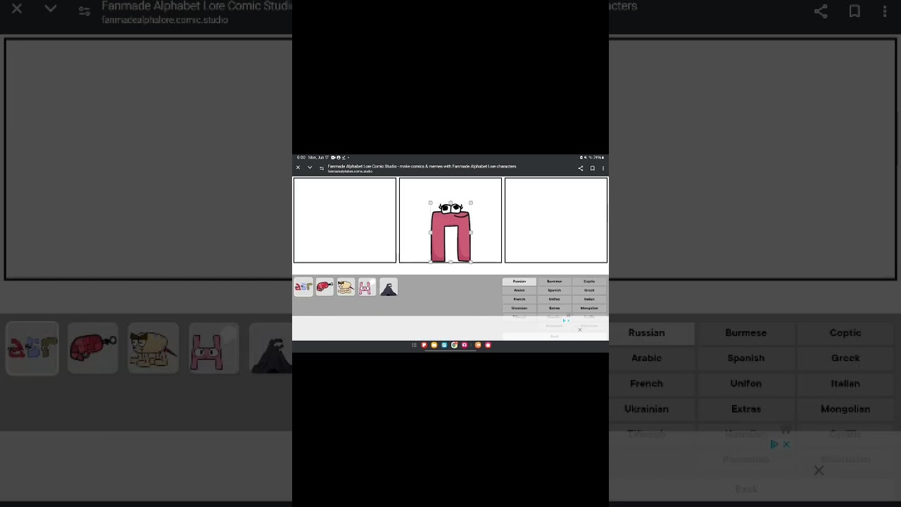 Russian alphabet lore a but cursed 2 fanmadealphalore.comic.studio