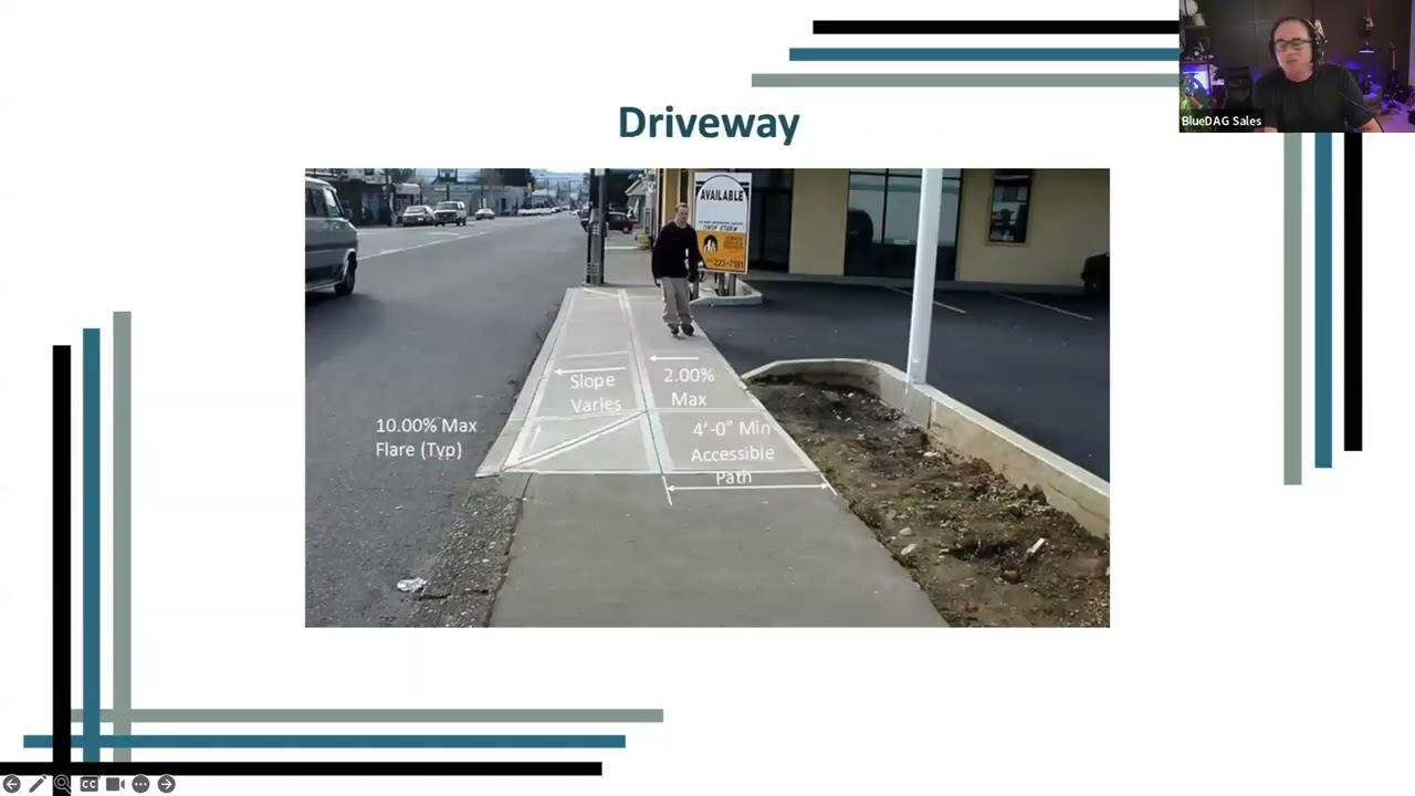 BlueDAG Accessibility Minute: PROWAG - Accessible Driveways