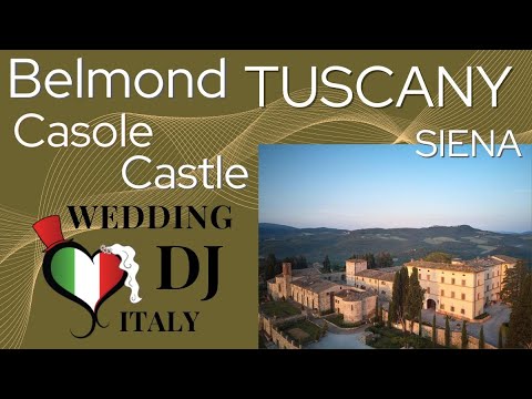 2017 Wedding Dj Italy in Siena - Chianti - Belmond Castello di Casole - Jewish Wedding