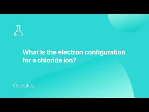chloride ion electron configuration
