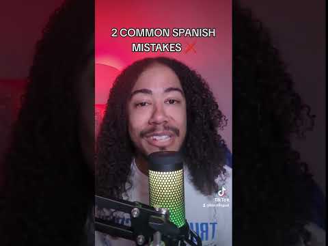 Beginner Spanish Mistakes ❌ Common mistakes Spanish learners make