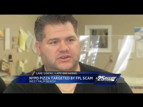 NYPD Pizza targeted by FPL scam