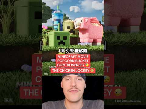 MINECRAFT MOVIE POPCORN BUCKET CONTROVERSY π