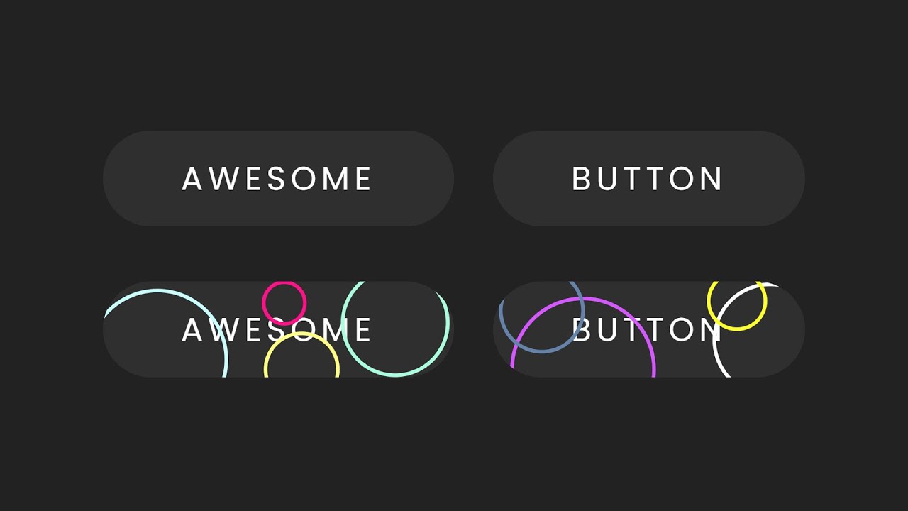 Colorful Button Ripple Effects | Javascript