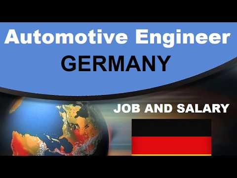 Automotive Engineer Salary in Germany - Jobs and Wages in Germany