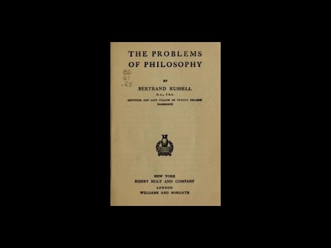 Bertrand Russell - The Problems of Philosophy (Full Audiobook)
