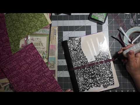 ASC DT DIY Altered Composition Notebook Graphic 45 Bloom