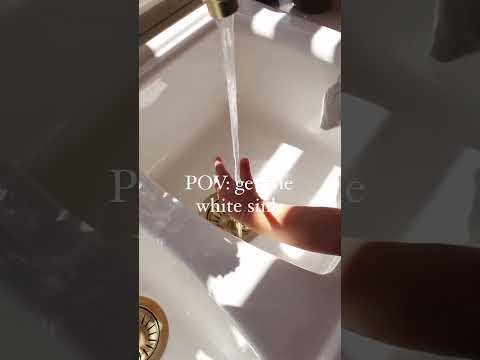 POV: You Bought the White Sink!