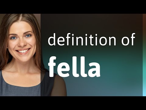 Fella • what is FELLA meaning