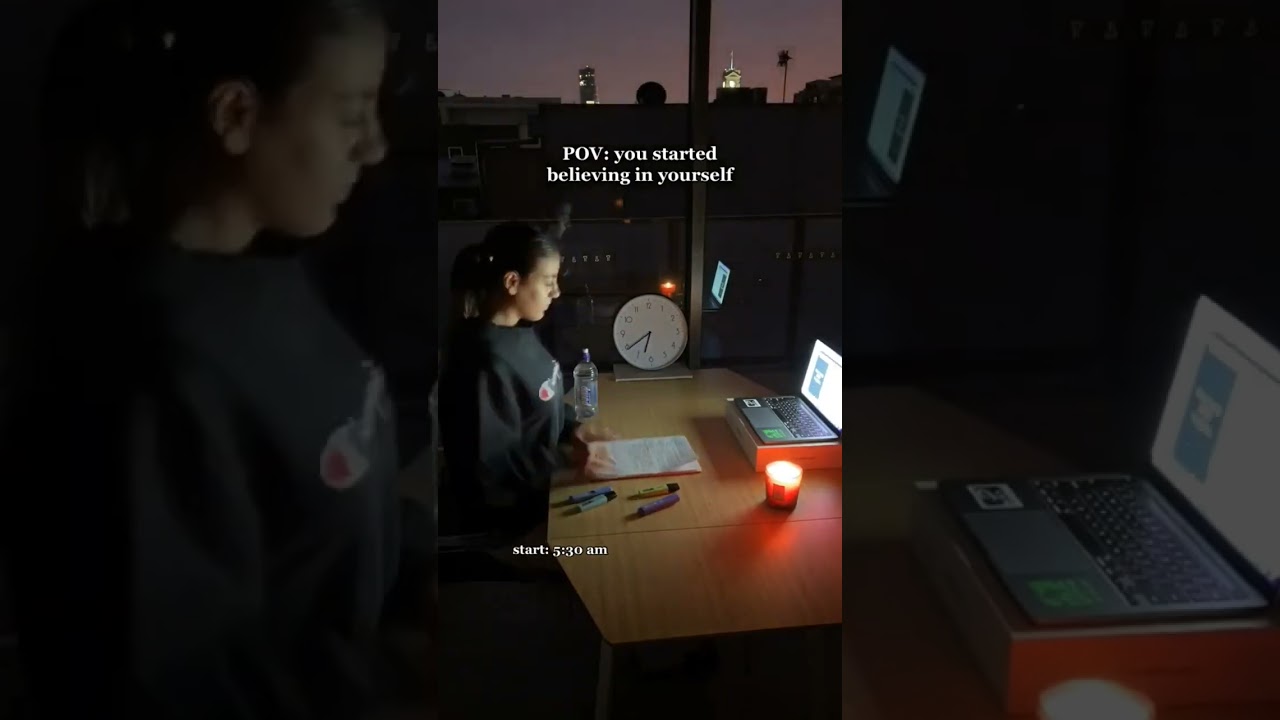 pov: you started believing in yourself