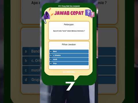 Apa arti kata band dalam Bahasa Indonesia #kuisjawabcepat #kuiscerdascermat
