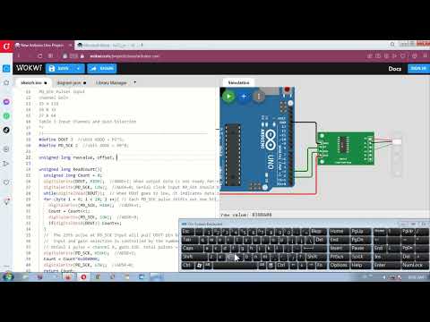 HX711 Tare Calibration Scaling – Simple basic usage Arduino UNO digital weighing scale – Ganteng ...