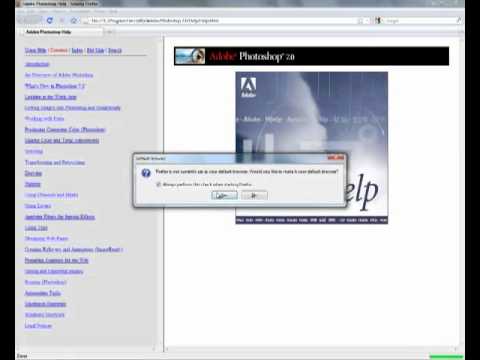 How to watch shortcut keys of Adobe photoshop 7 0