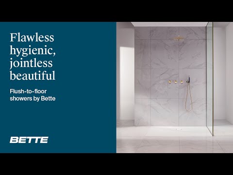 Bette | Flush-to-floor showers by Bette