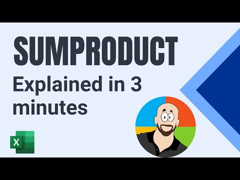 Excel SUMPRODUCT explained in 3 minutes
