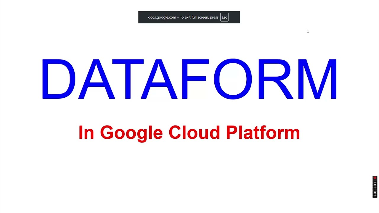 Dataform in Google BigQuery  (PART 1)