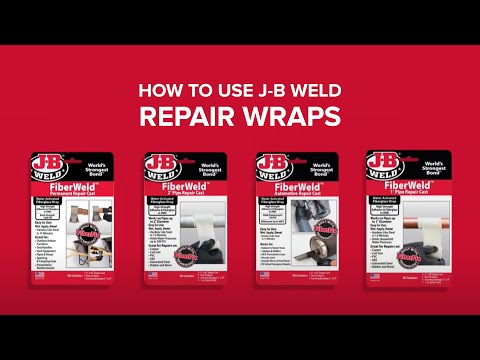 HOW TO USE J-B WELD FIBERWELD REPAIR WRAPS