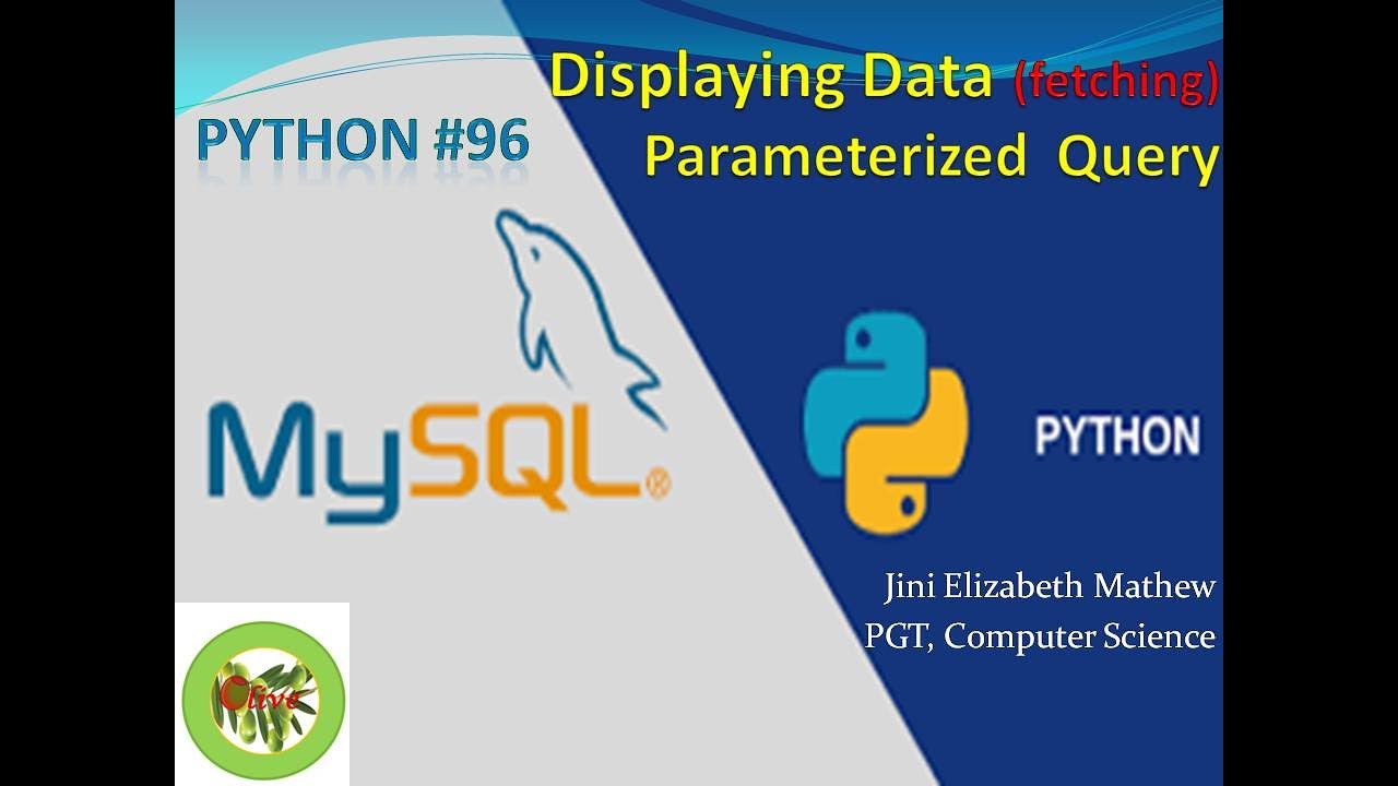 Python # 96 Displaying Data from MySQL Table using Python- fetch()