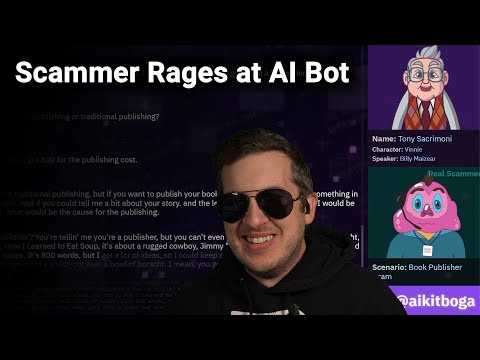 Scammer Rages After Wasting 1 Hour vs AI Bot (talking about soup)