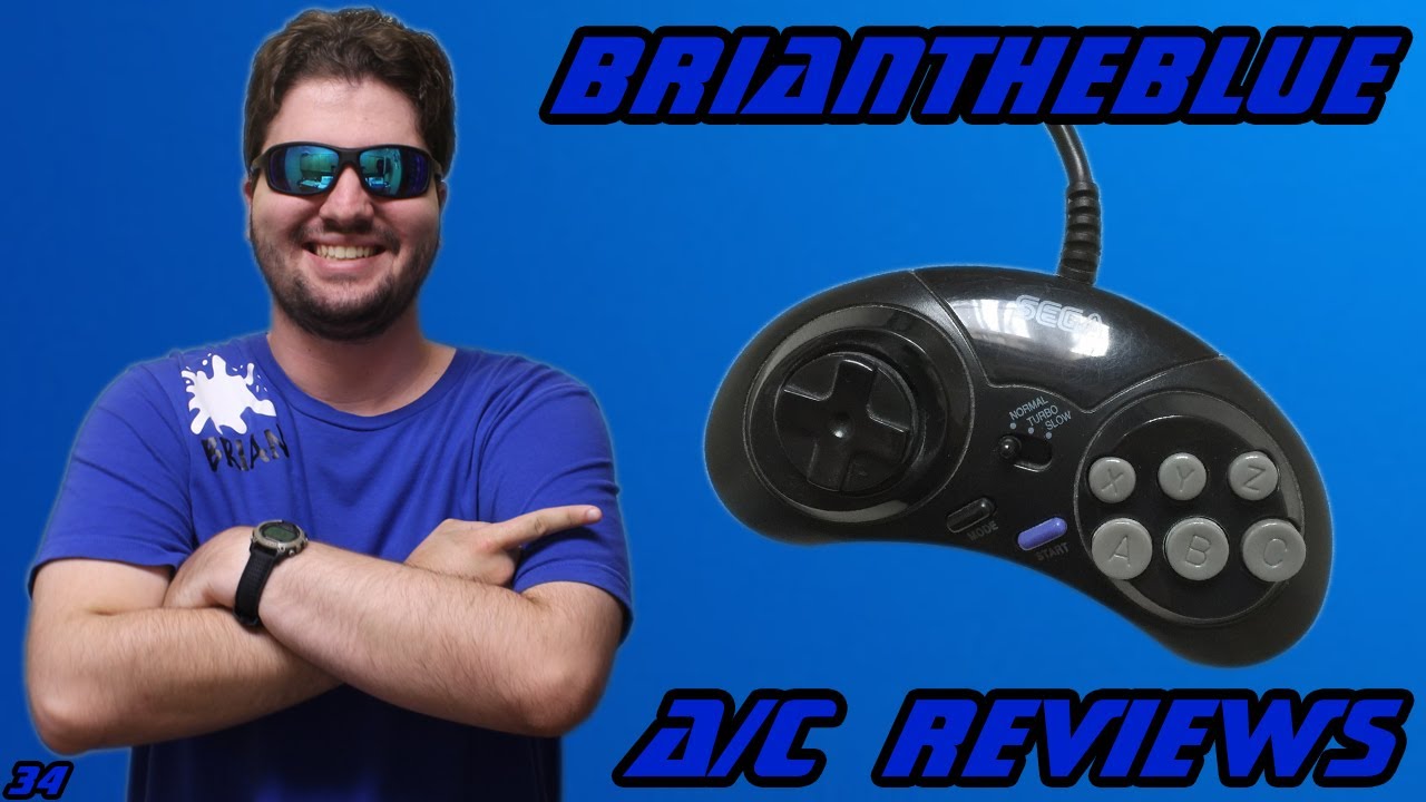 Sega Genesis Six-Button Controller (MK-1470) - BrianTheBlue A/C Reviews Episode 34