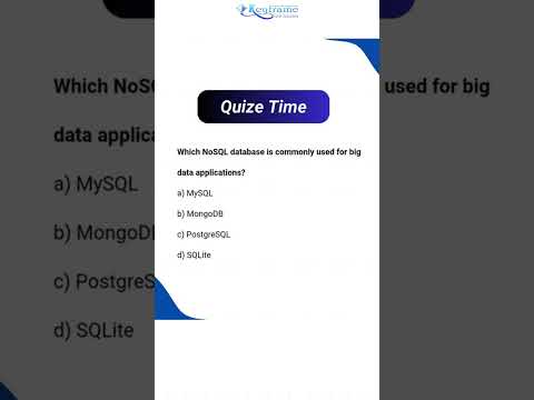 which NoSQL database is commonly used for big data applications? #quiz #programming #coding