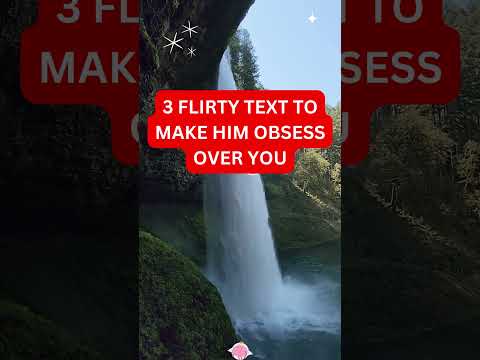 3 flirty text to make him obsess over you #dating #relationshipadvice