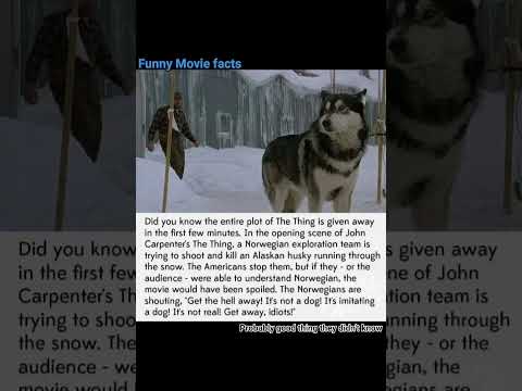 Fun movie facts on THE THING ( 1982 )