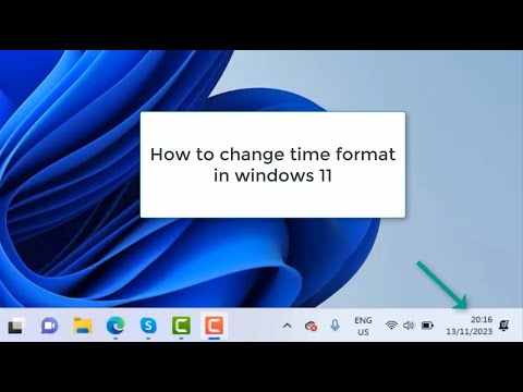 How to change time format in windows 11 #windows11