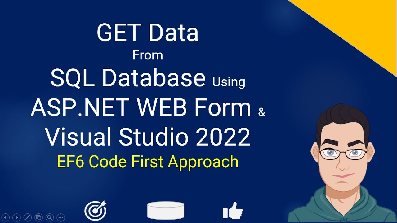 ASP.NET Web Forms With SQL Database Project In C# & Visual Studio 2022 | ASP.NET Web Forms Tutorial