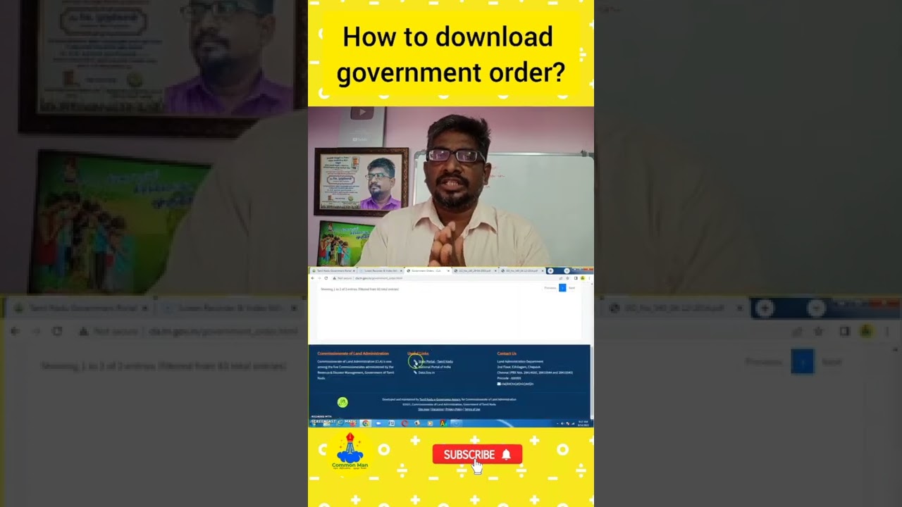 how to download government order?