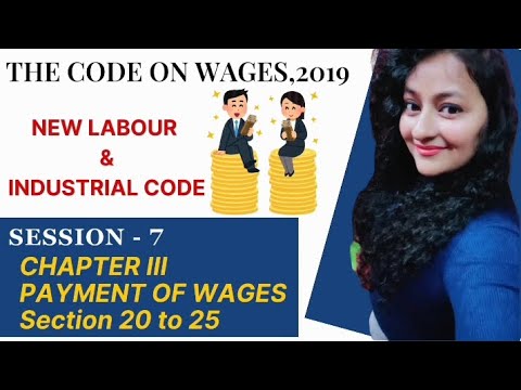 Code on Wages, 2019 | Chap III | Payment of Wages | Session 7 #codeonwages #hr #readytoupskill