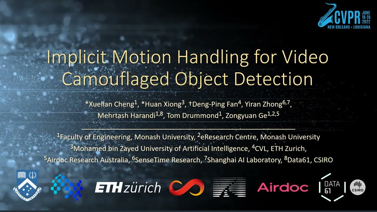 [CVPR 2022] Implicit Motion Handling for Video Camouflaged Object Detection