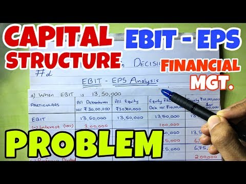 #2 EBIT - EPS Analysis (Earning Per Share) - Financial Management ~ B.COM / BBA / CMA