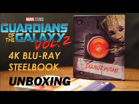 Guardians Of The Galaxy Vol.2 4K Bluray Best Buy Steelbook Unboxing