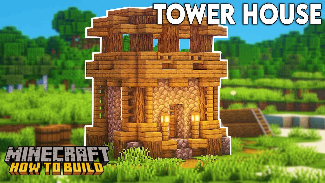 Minecraft: How to Build a Small Tower House - Minecraft Builders