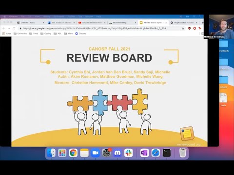 CANOSP Fall 2021 - Review Board