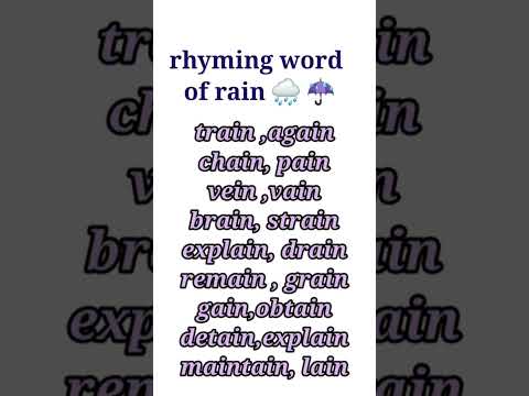 words that rhyme with rain#rhyming words of rain#english grammar #short#splendidbrains