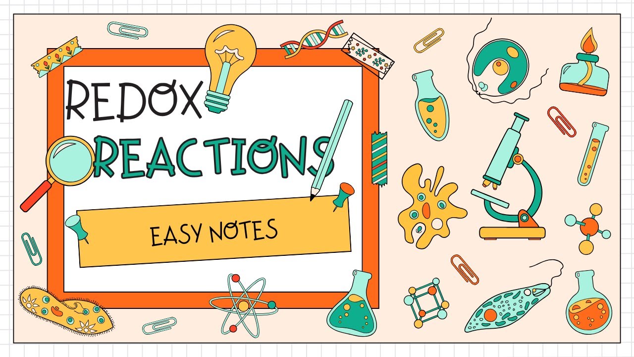 Notes on REDOX REACTION | Clear and understandable Handwritten notes | #notes #handwrittennotes