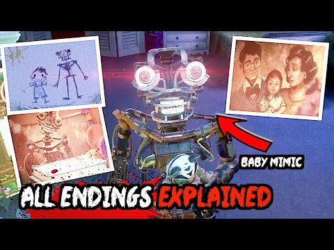 FNAF Secret of The Mimic ALL ENDINGS EXPLAINED (+ SECRET ENDINGS)