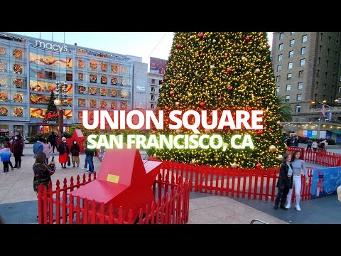 Exploring Union Square in San Francisco, California USA Walking Tour #unionsquare #sanfrancisco #sf