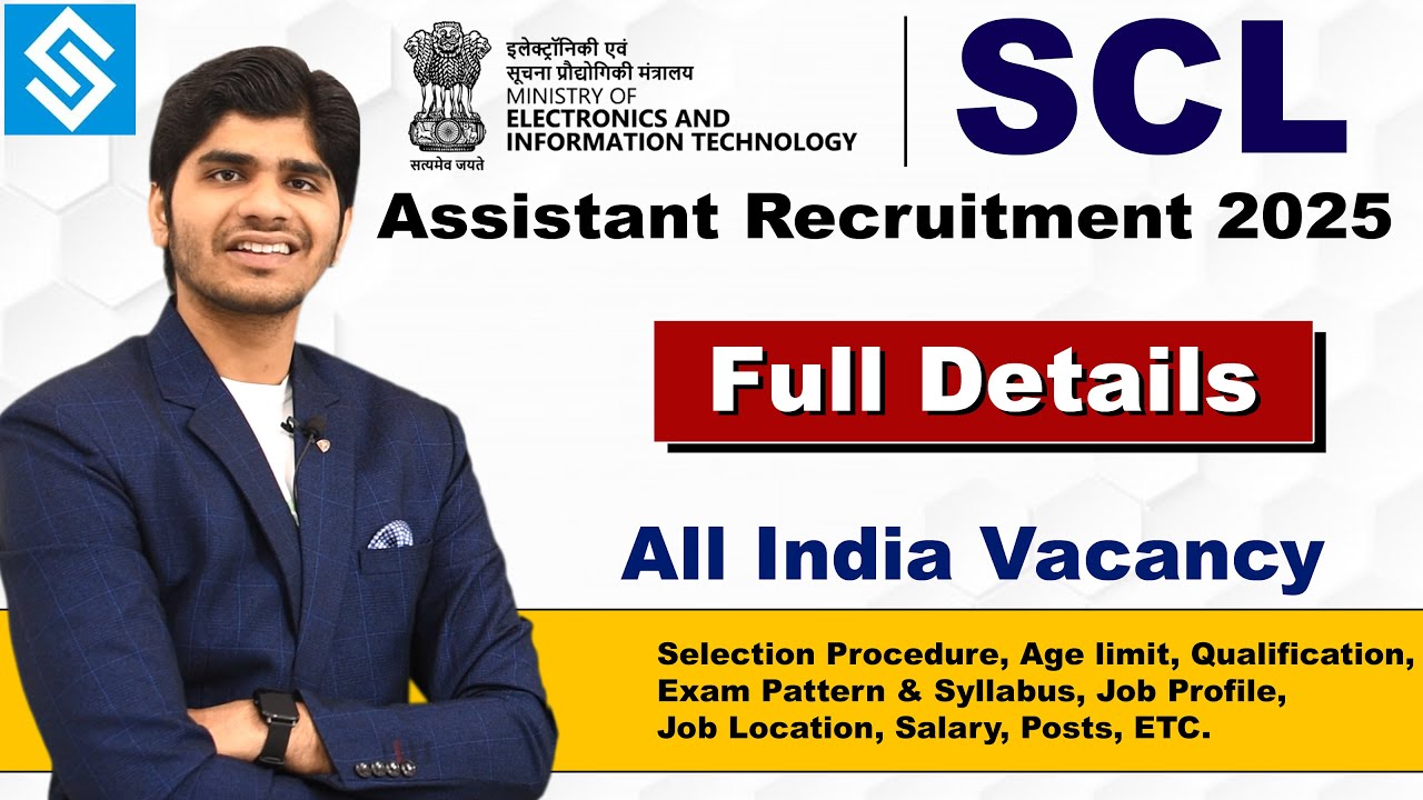 SCL Assistant Recruitment 2025: Your Guide to Applying for Group 'C' Government Jobs | Galaxy.ai