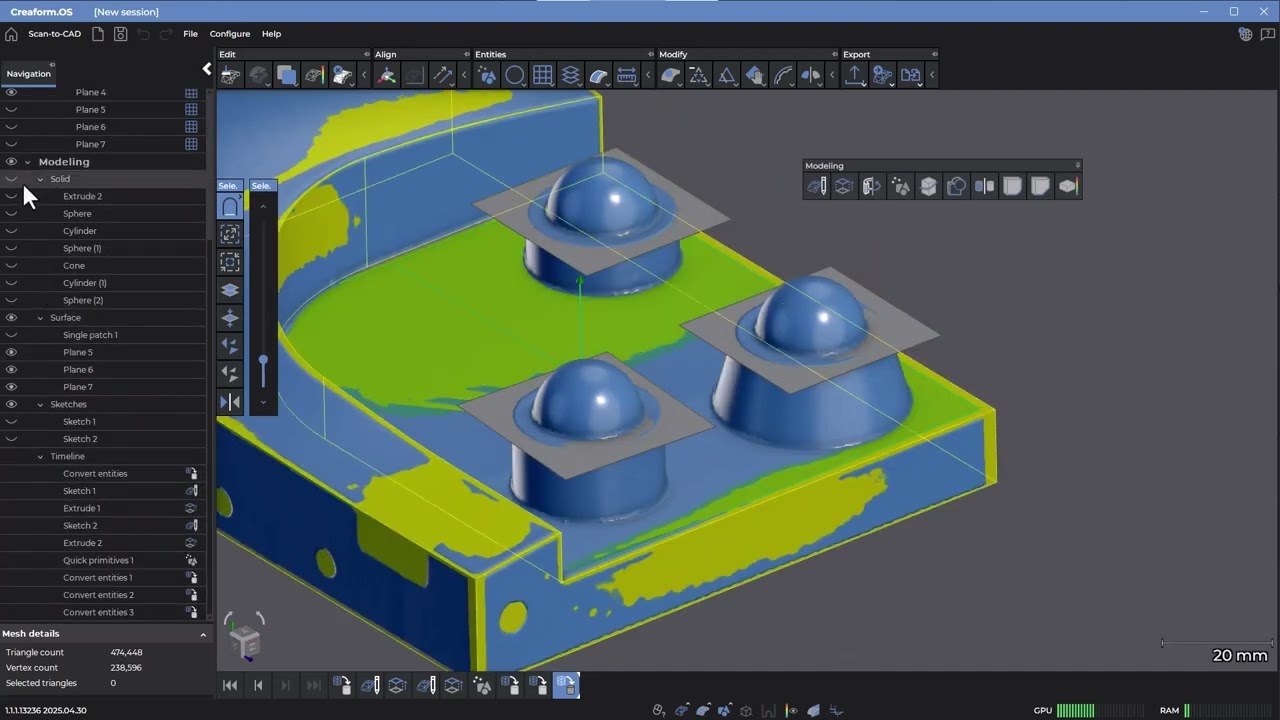 Creaform Scan-To-CAD Pro - In-Depth Demo