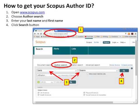 How to get Scopus Author ID