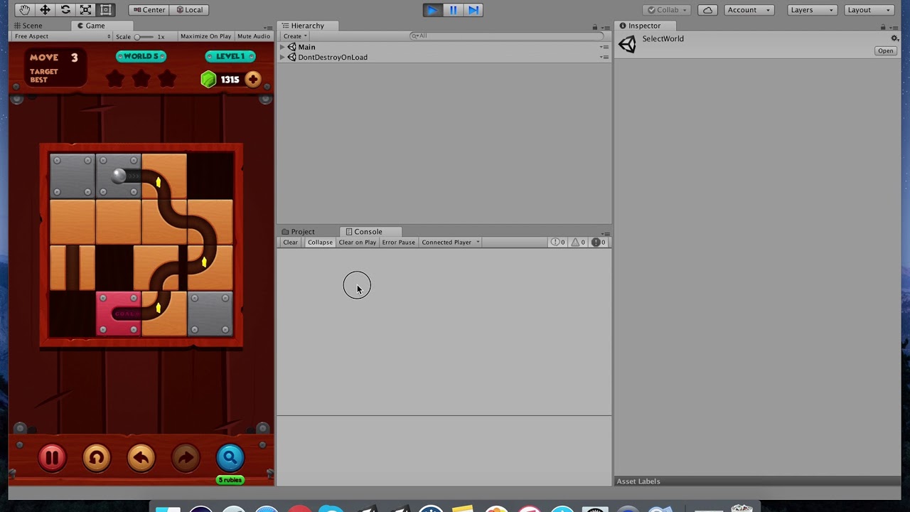 Unroll Ball Unity Source Code: Level Editor