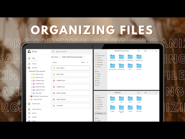 How to organize your digital files for easy access?