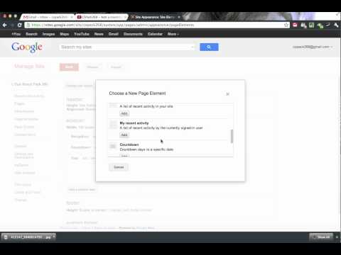 CSPack268 - Add a countdown timer to Google site.